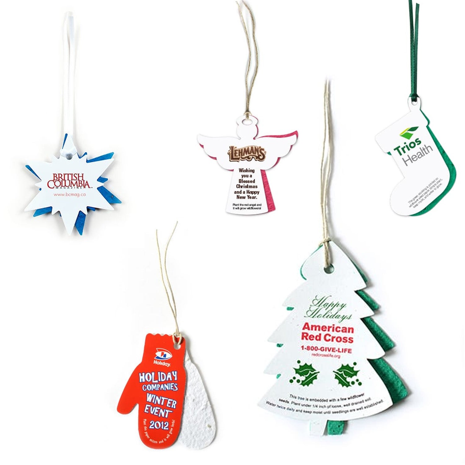 Plantable Two-Part Ornament | USA Made | Eco Promotional Products